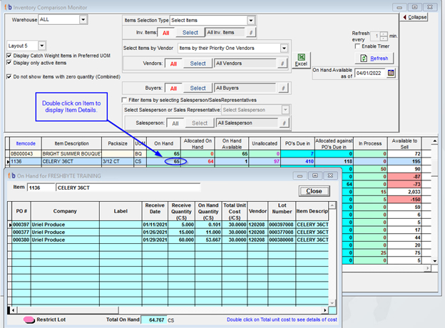 FreshByte Inventory Comparison Monitor